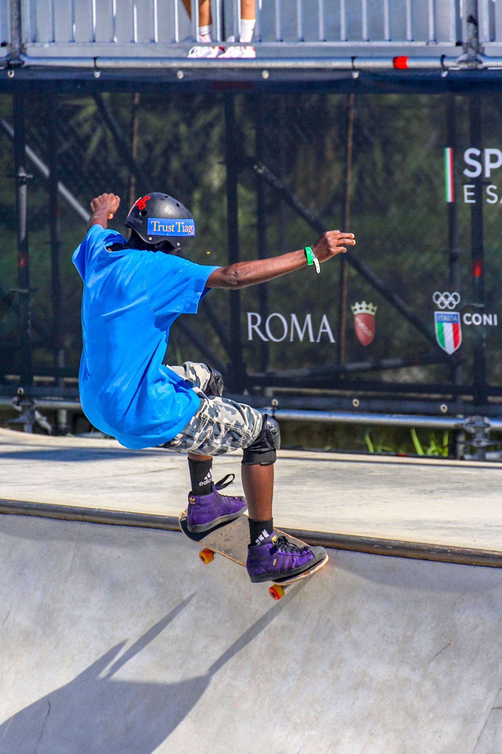 Uganda Park Skateboarder's Debut At OSTIA Rome - Their First Olympics ...